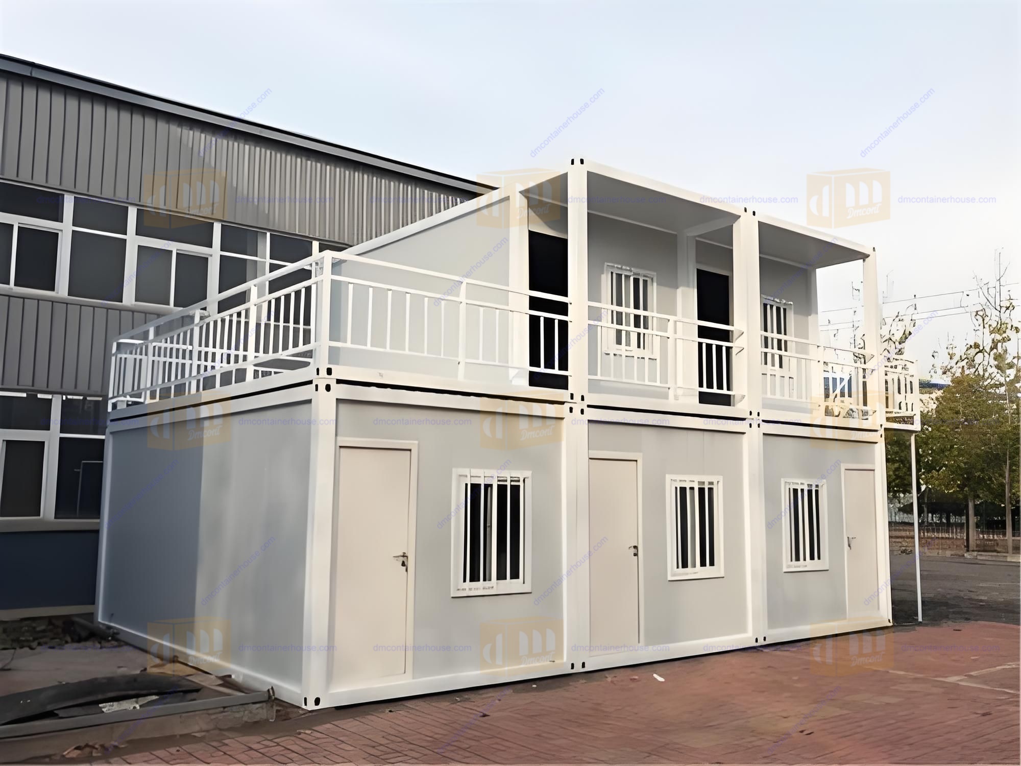Two - tier Flat Pack Container House - Dream Maker Modular House