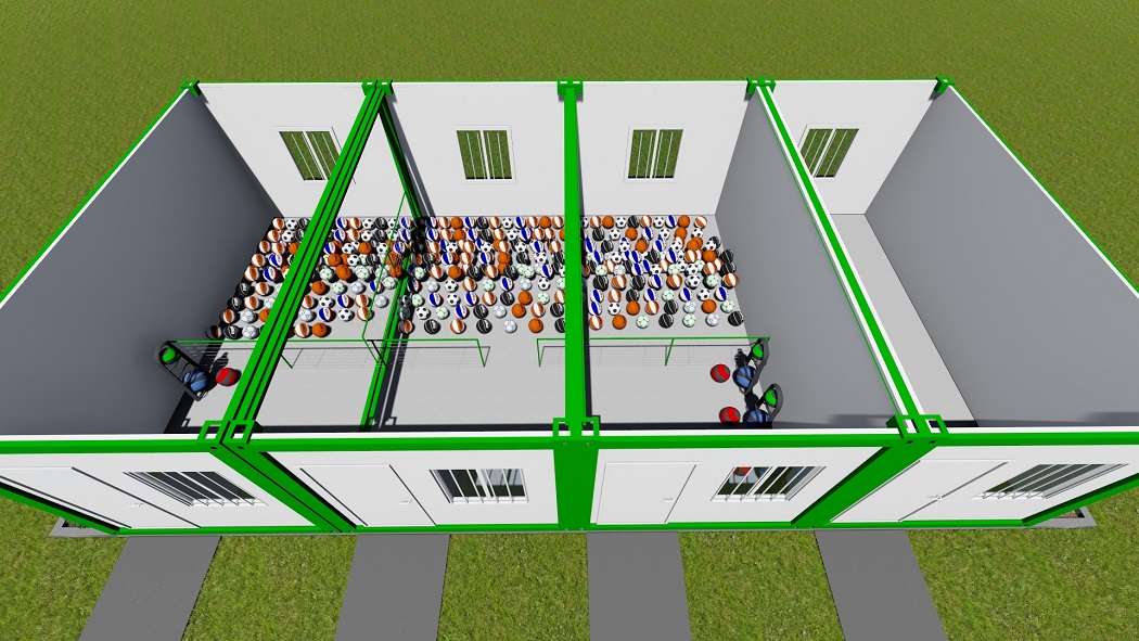 Sudan Refugee Hostel - Dream Maker Modular House